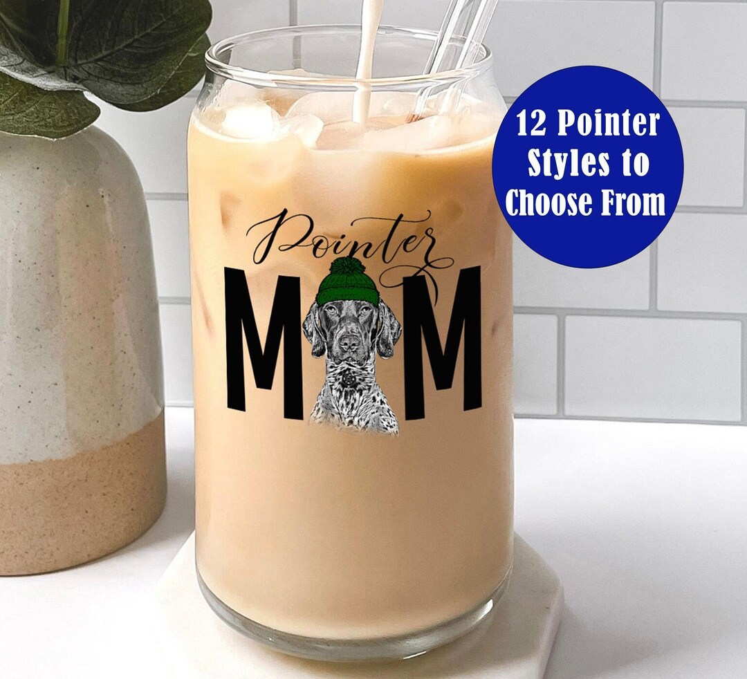 German Shorthaired Beer Can Glass, Pointer Lover Gift, German ...