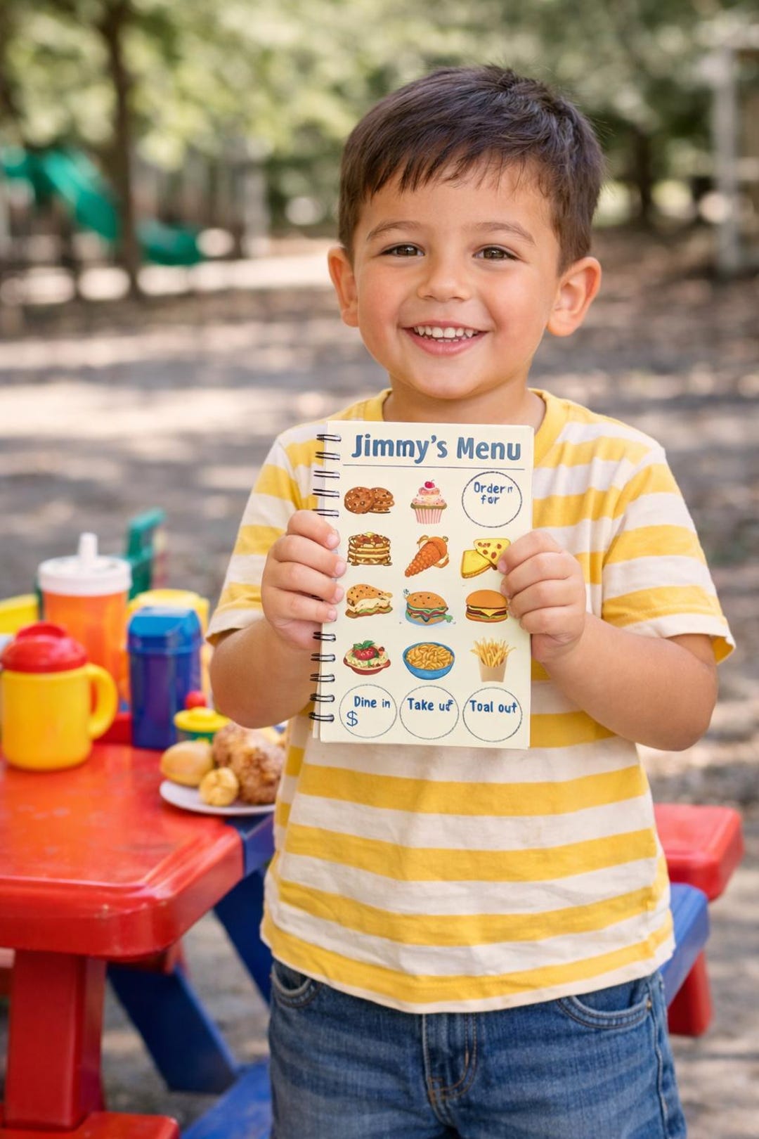 Printable Pretend Play Restaurant Menus, Kids Kitchen Roleplay, Menus ...