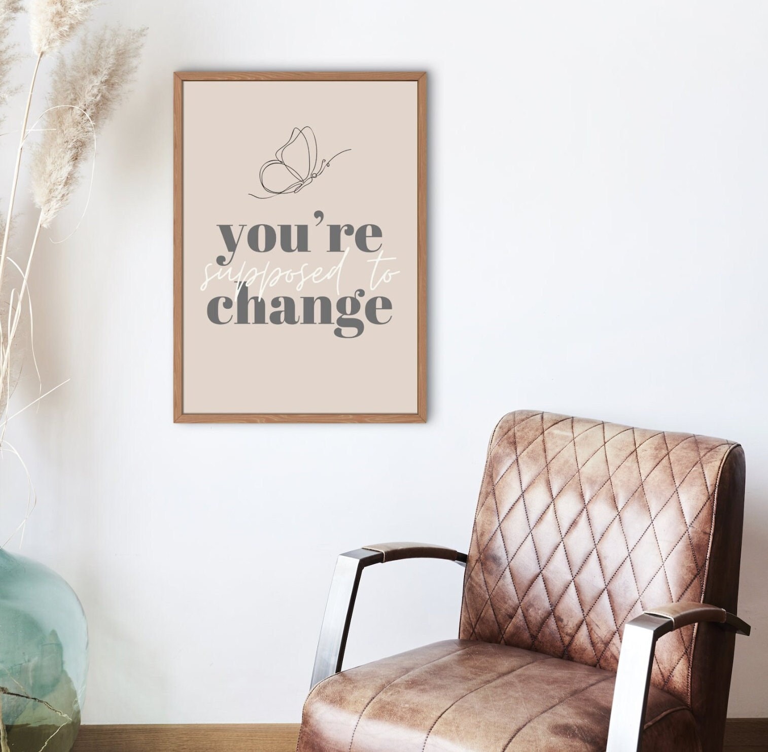 Mental Health Therapy Office Poster "you're Supposed to Change ...