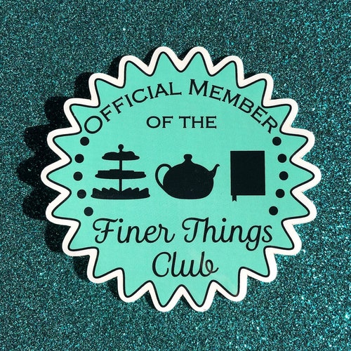 Official Member of the Finer Things Club Hard Enamel Pin - Etsy