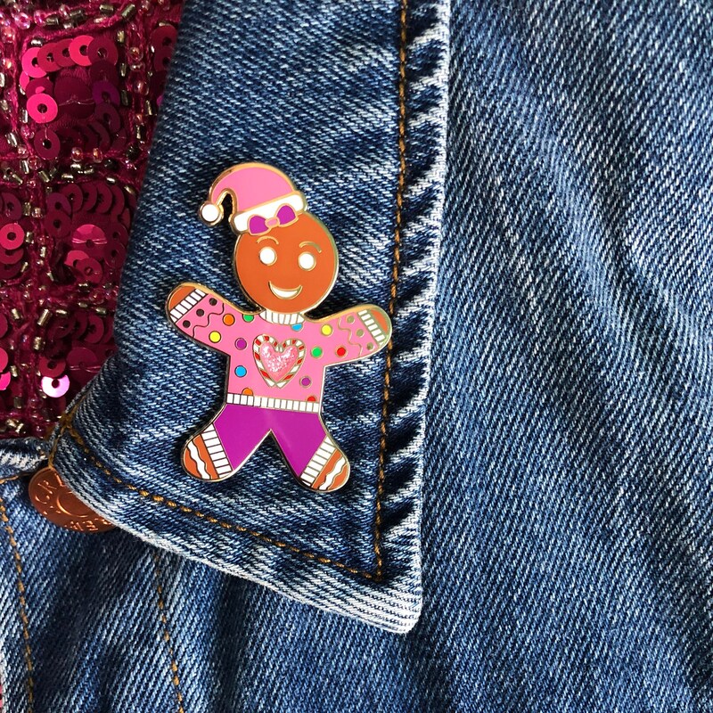 Gingerbread Pin - Etsy