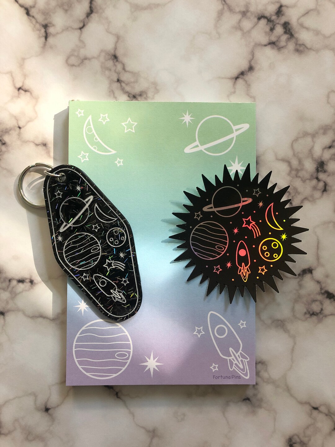 Set of 3 Celestial & Space Inspired Goodies: Notepad - Etsy