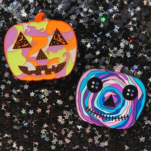 Halloween Pumpkin Pin - Etsy