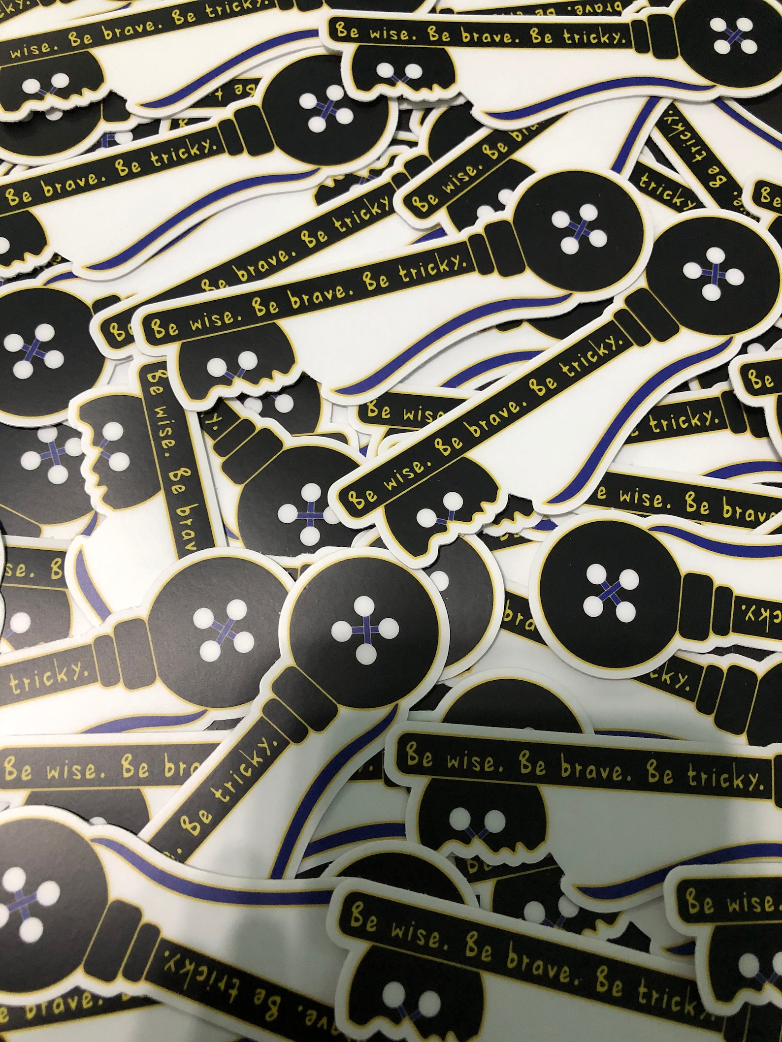 Coraline Inspired Vinyl Stickers: Button Box Button Key and | Etsy