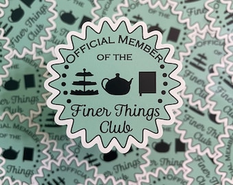 Finer Things Club Svg - Etsy