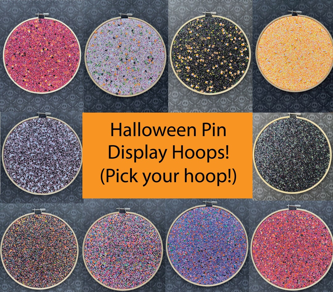 Halloween Pin Display Hoops (pick Your Hoop!) - Etsy