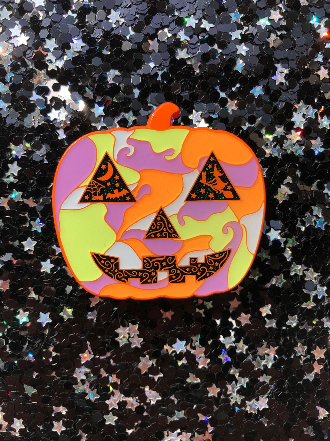 Halloween Pumpkin Pin - Etsy