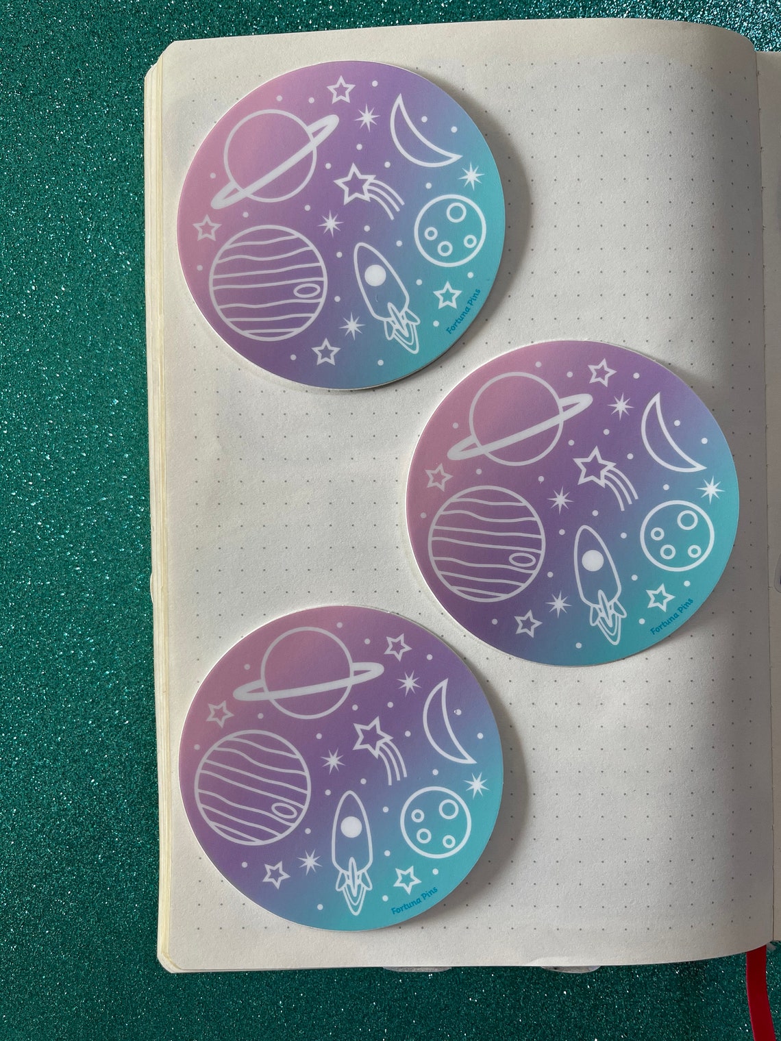 Celestial Space Vinyl Sticker | Etsy