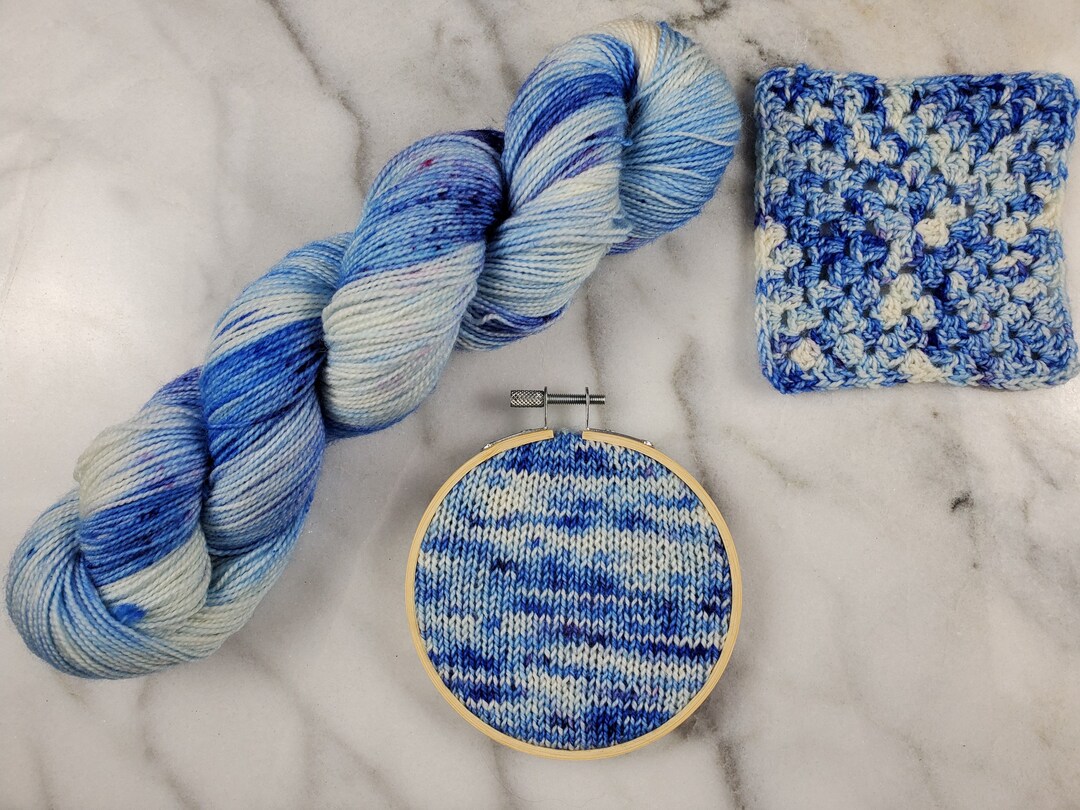 Snow Miser | Kobold Sock | Willow Cottage Yarns - Etsy