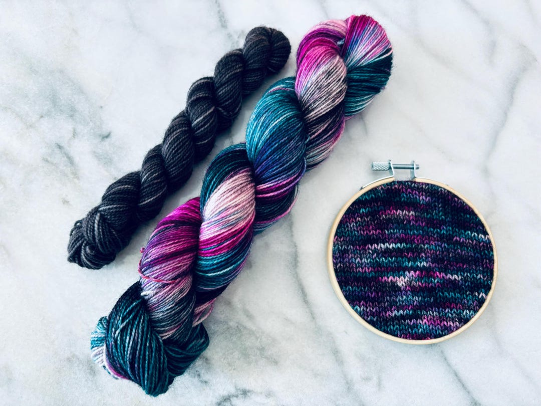 Galactic + Mary Bennet Sock Set | Willow Cottage Yarns - Etsy