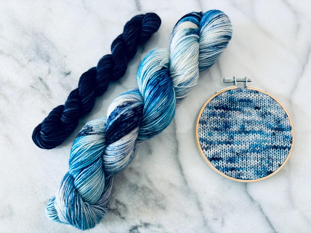 Winter Wonderland + Captain Wentworth Sock Set | Willow Cottage Yarns - Etsy