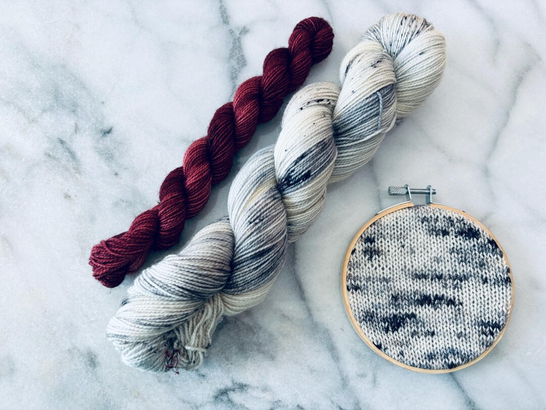 Birch Bark + Mr. Wickham Sock Set | Willow Cottage Yarns - Etsy