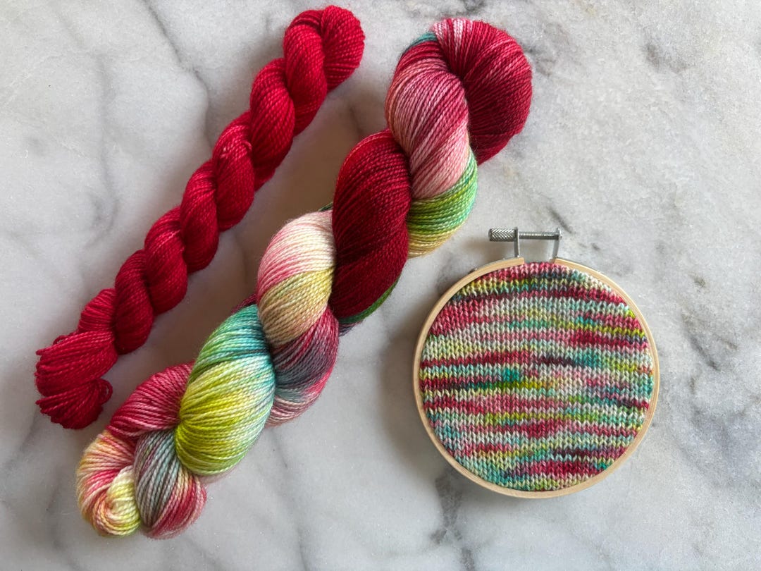 Festive Lights Sock Set | Willow Cottage Yarns - Etsy