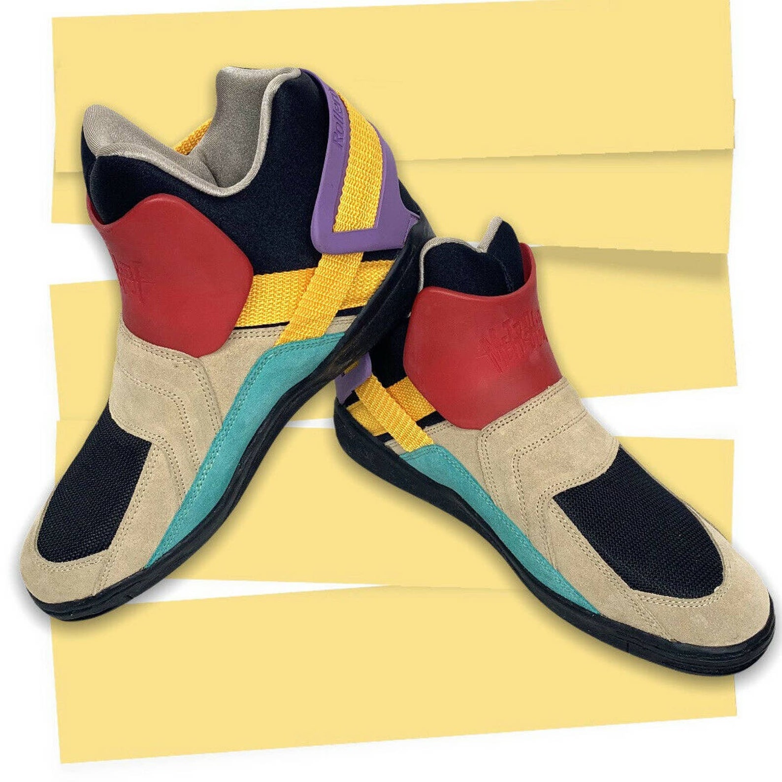 Vintage 90s Rollerblade Metroblade Multicolor Boots Shoes Hi-tops Men's ...