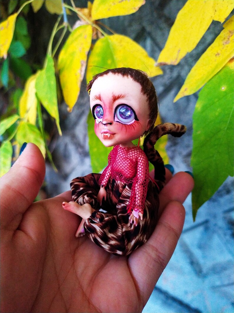 Tiny Ball Jointed Doll With Beautiful Custom Clothes and - Etsy