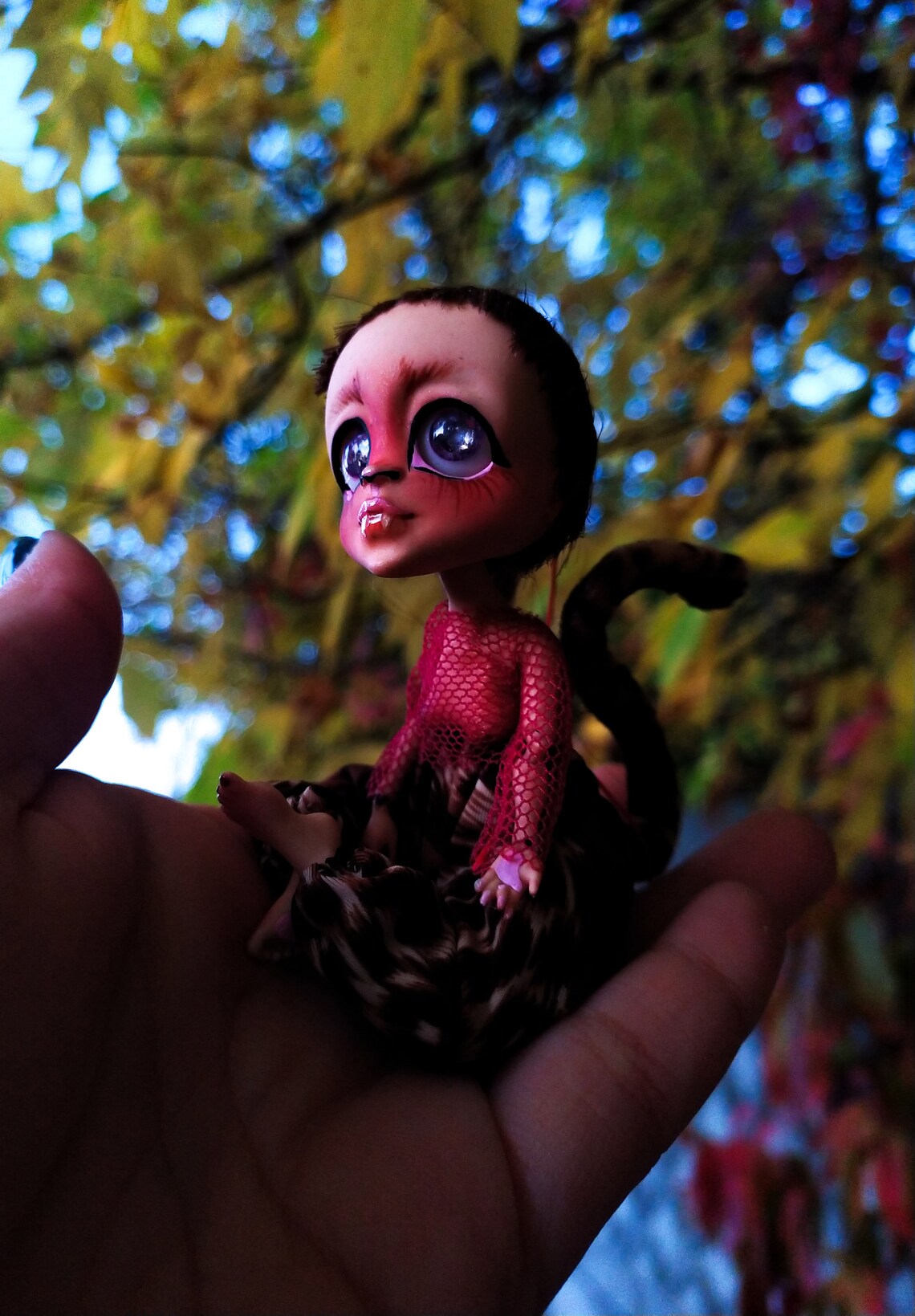 Tiny Ball Jointed Doll With Beautiful Custom Clothes and - Etsy