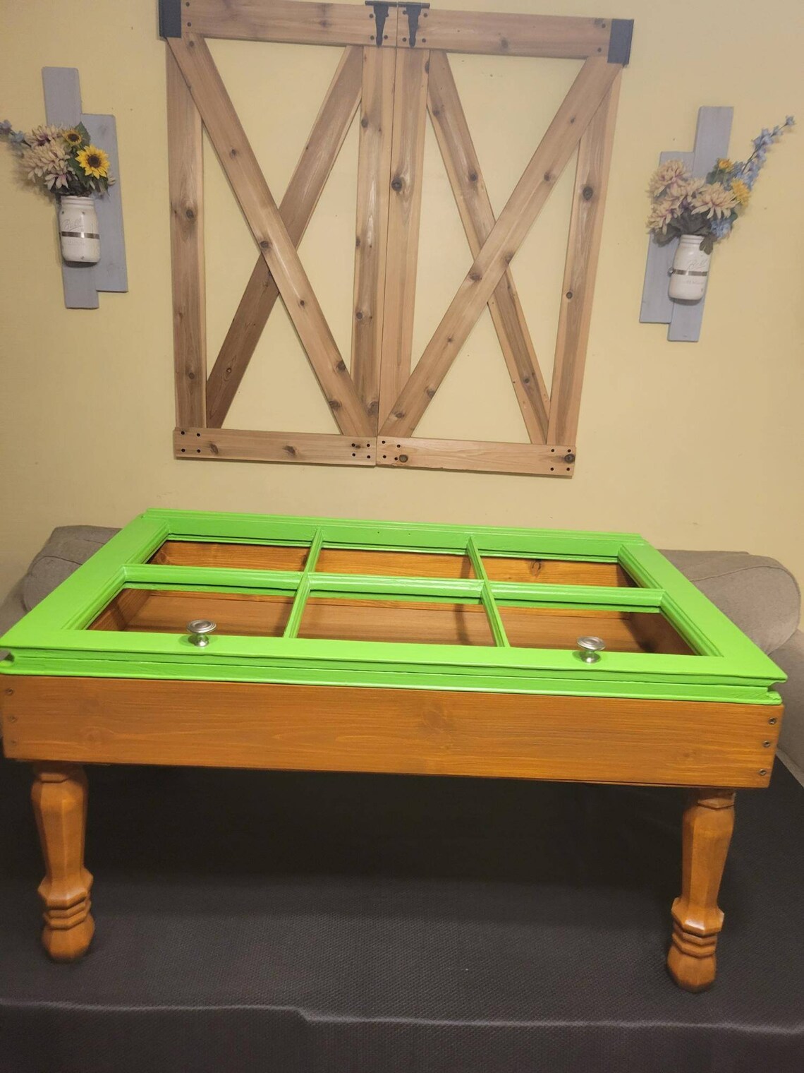 Reclaimed Window Shadow Box Coffee Table - Etsy