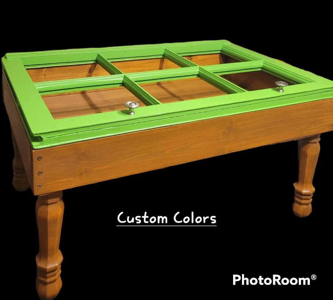 Reclaimed Window Shadow Box Coffee Table - Etsy