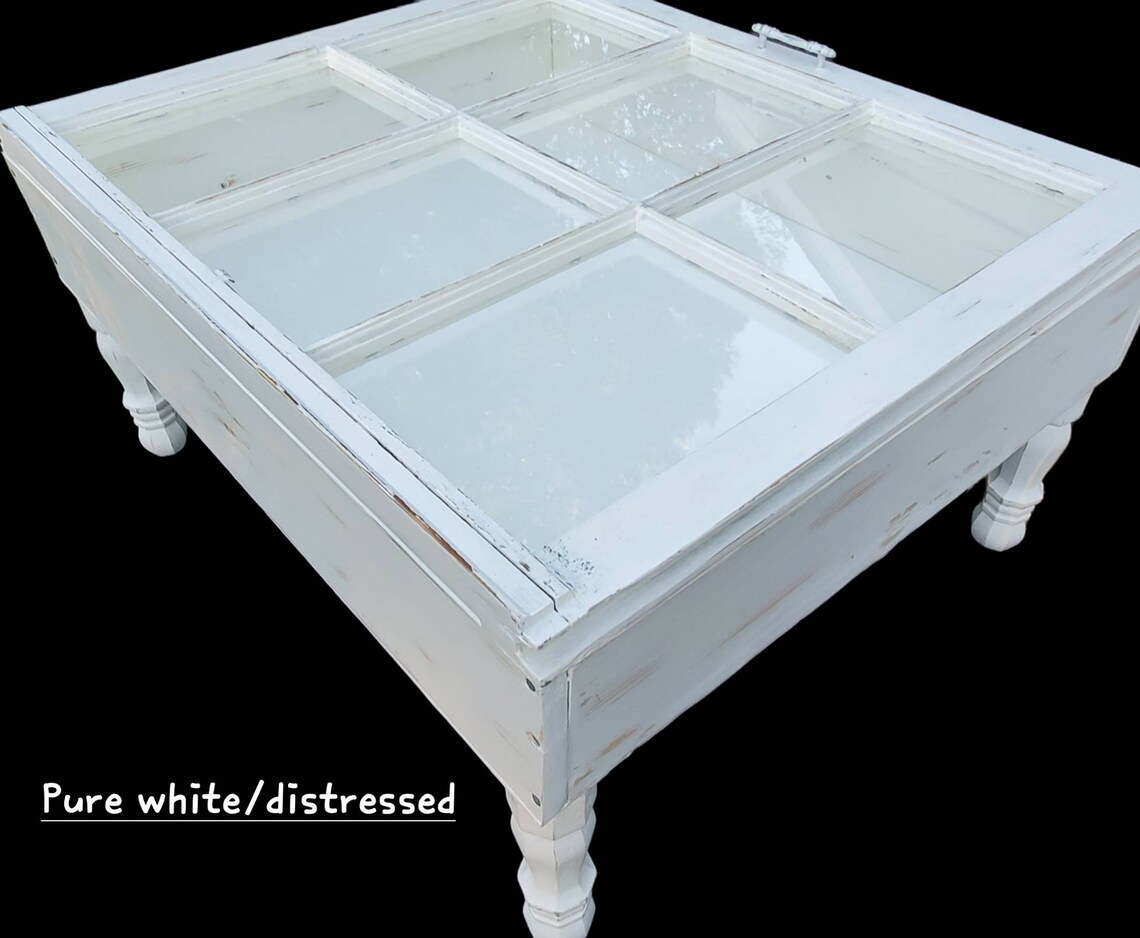 Reclaimed Window Shadow Box Coffee Table - Etsy