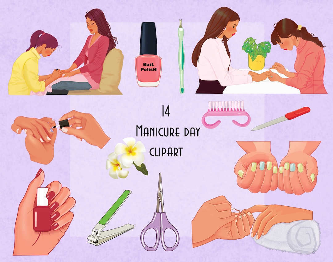 Manicure Time , Cute Girls Getting Nails Done Nail Art Tools, Nail ...