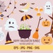 Halloween Bundle Set Clipart's SVG Instant Digital Download - Etsy