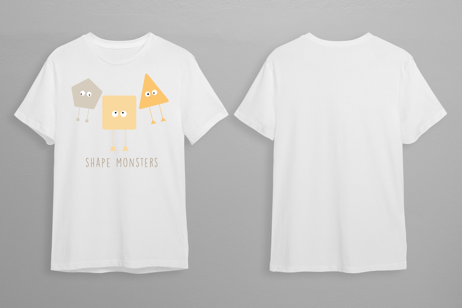 Wacky Geometric Shapes - Clipart's Bundle SVG - Kawaii Shapes - Instant ...