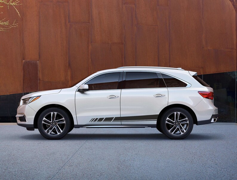 Car Stickers Set for Acura MDX - "sport Stripes" Matt or Glossy Decals ...