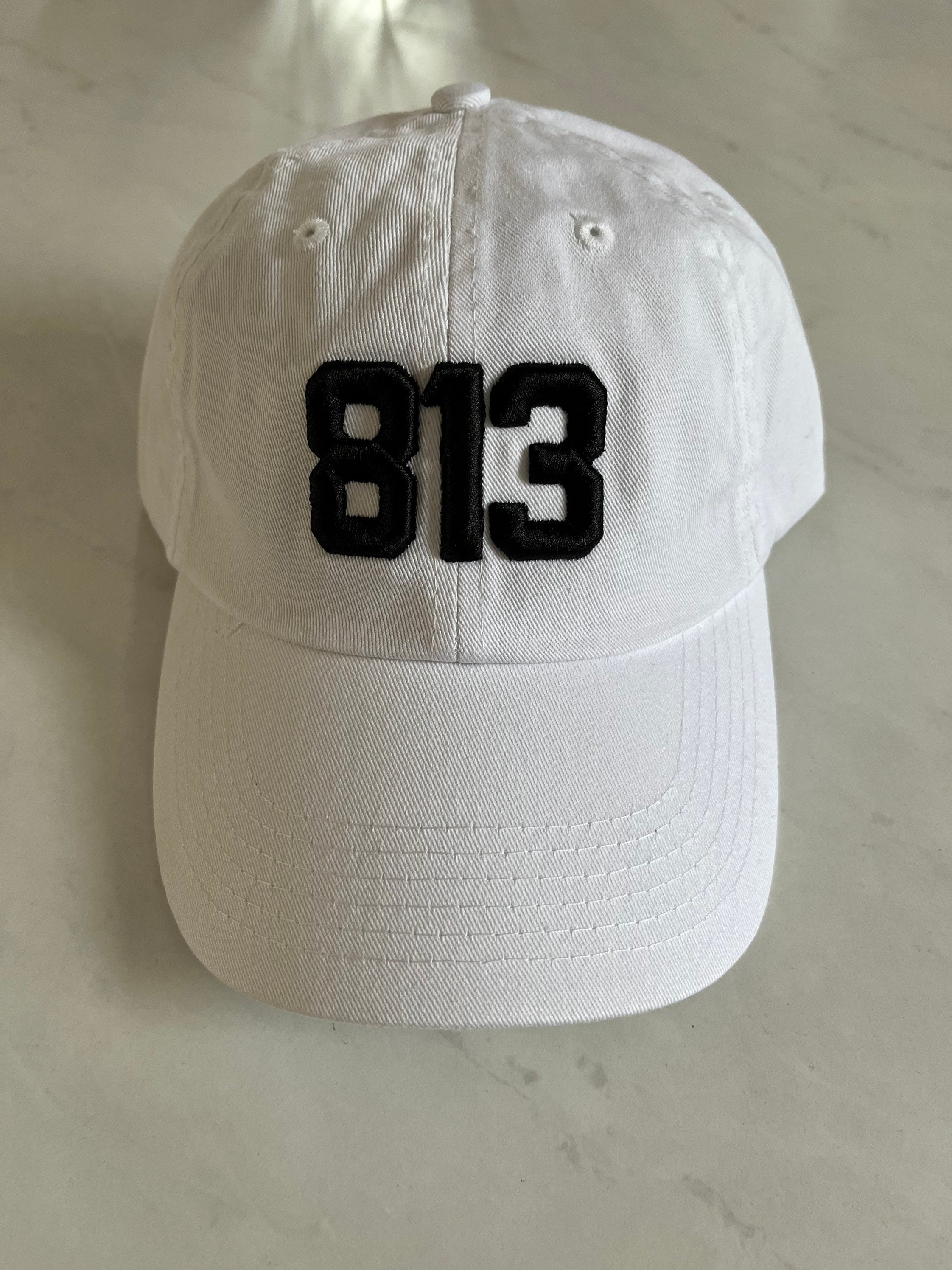 813 Area Code Baseball Cap, Puff Embroidery, Custom Number - Etsy