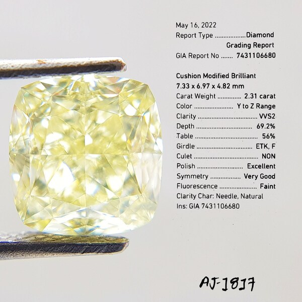 Fancy Yellow Diamond - Etsy