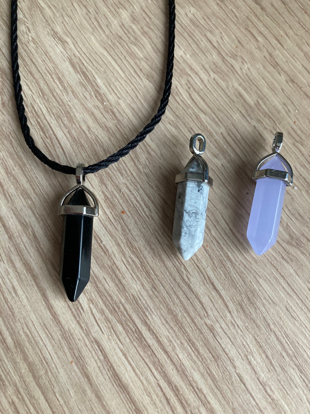Hexagon Wand Charm Pendants - Etsy