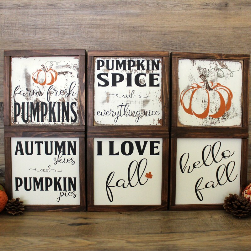 Small Fall Sign - Etsy