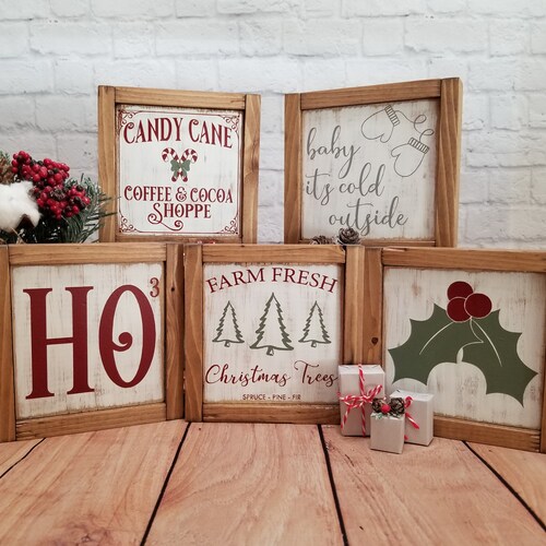 Large Christmas Sign Farmhouse Holiday Signs Christmas - Etsy