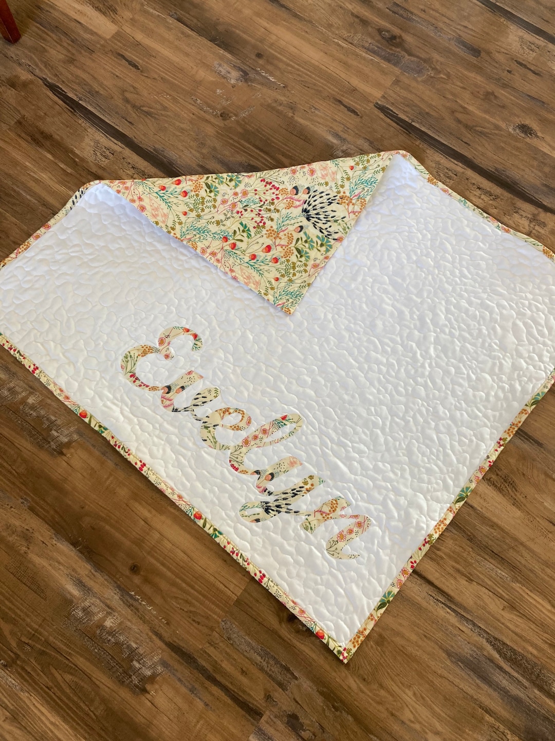 Personalized Baby Name Quilt Custom Baby Blanket Baby Shower Grand ...