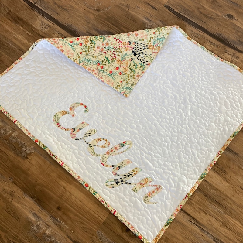 Baby Name Quilt - Etsy