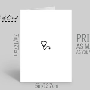 PRINTABLE Funny Doctor Card for Any Occasion | 5x7 | Print on Standard ...