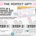 INSTANTLY EDIT Pink Watercolor Gingerbread House Christmas Voucher ...