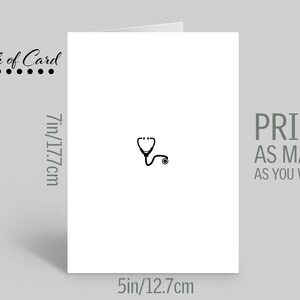 PRINTABLE Funny Doctor Card for Any Occasion | 5x7 | Print on Standard ...