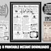 1963 PRINTABLE Vintage Newspaper Year You Were Born Birthday Bundle ...