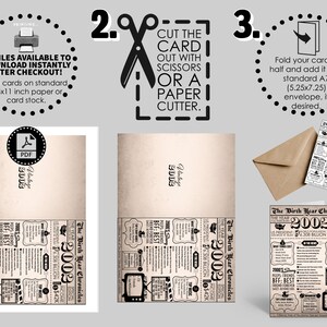 2002 PRINTABLE Vintage Newspaper Year You Were Born Birthday Bundle ...