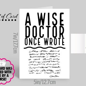 PRINTABLE Funny Doctor Card for Any Occasion | 5x7 | Print on Standard ...