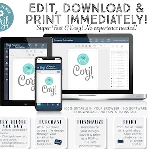 INSTANT EDITABLE Concert or Event Souvenir Ticket Stub to Gift an ...