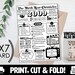 2009 PRINTABLE Year You Were Born Birthday Card | Folded 5x7 | Unique ...