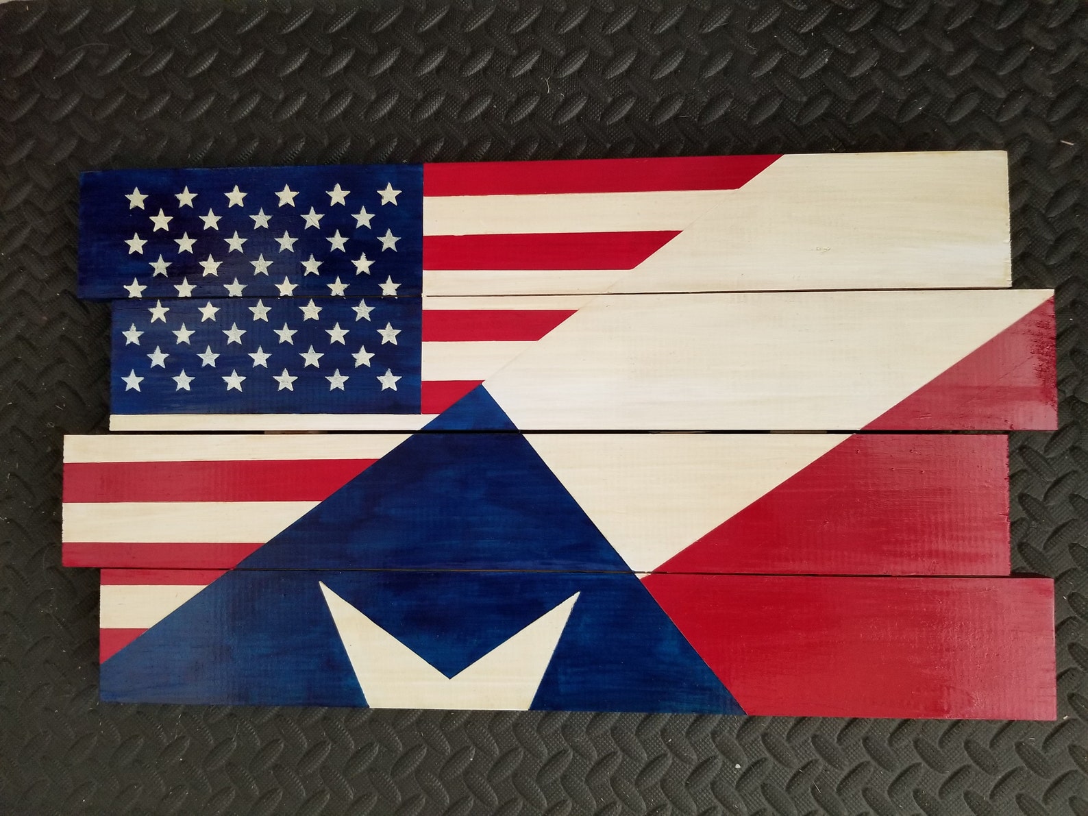 Usa/texas Flag - Etsy