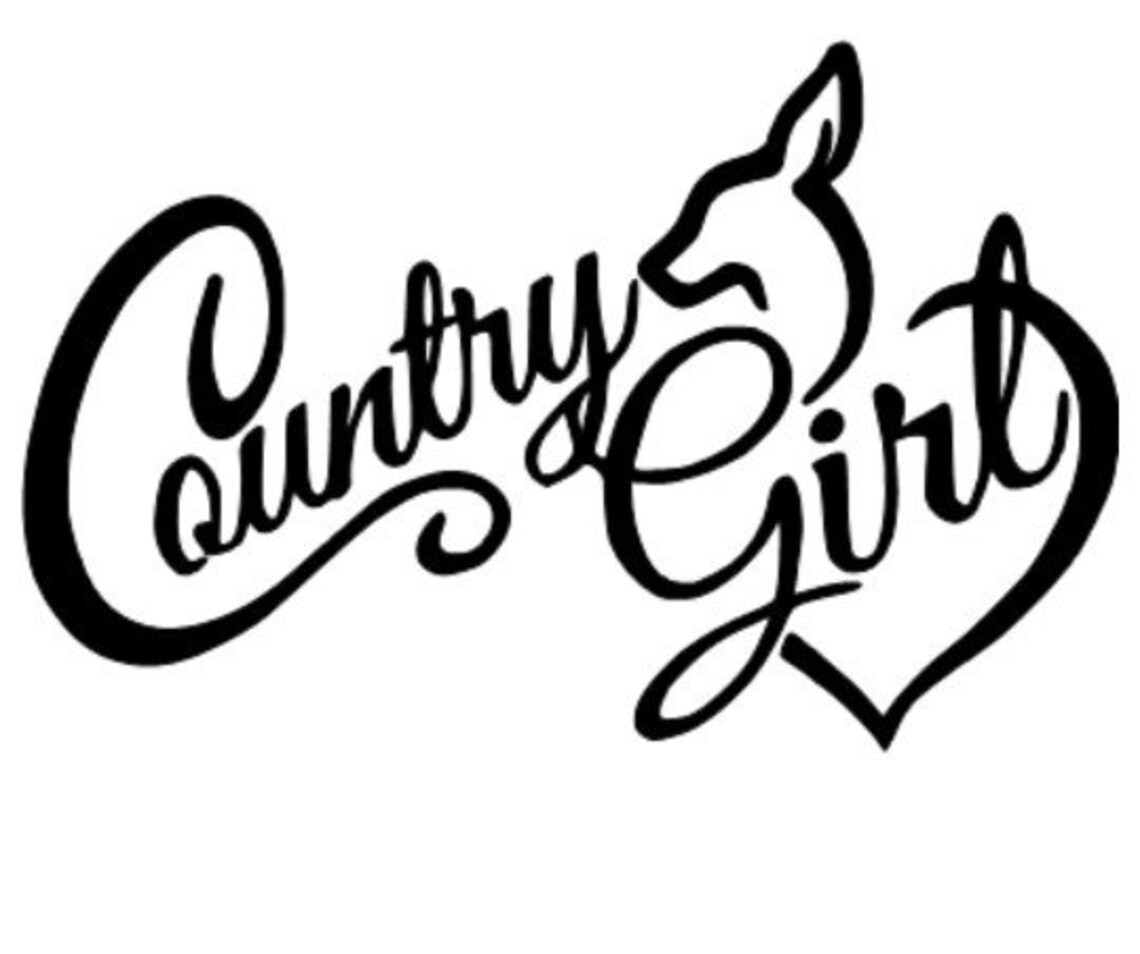 Country Girl Vinyl Decal - Etsy