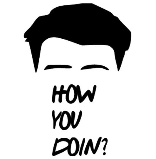 How You Doin Joey Friends Vinyl Decal - Etsy
