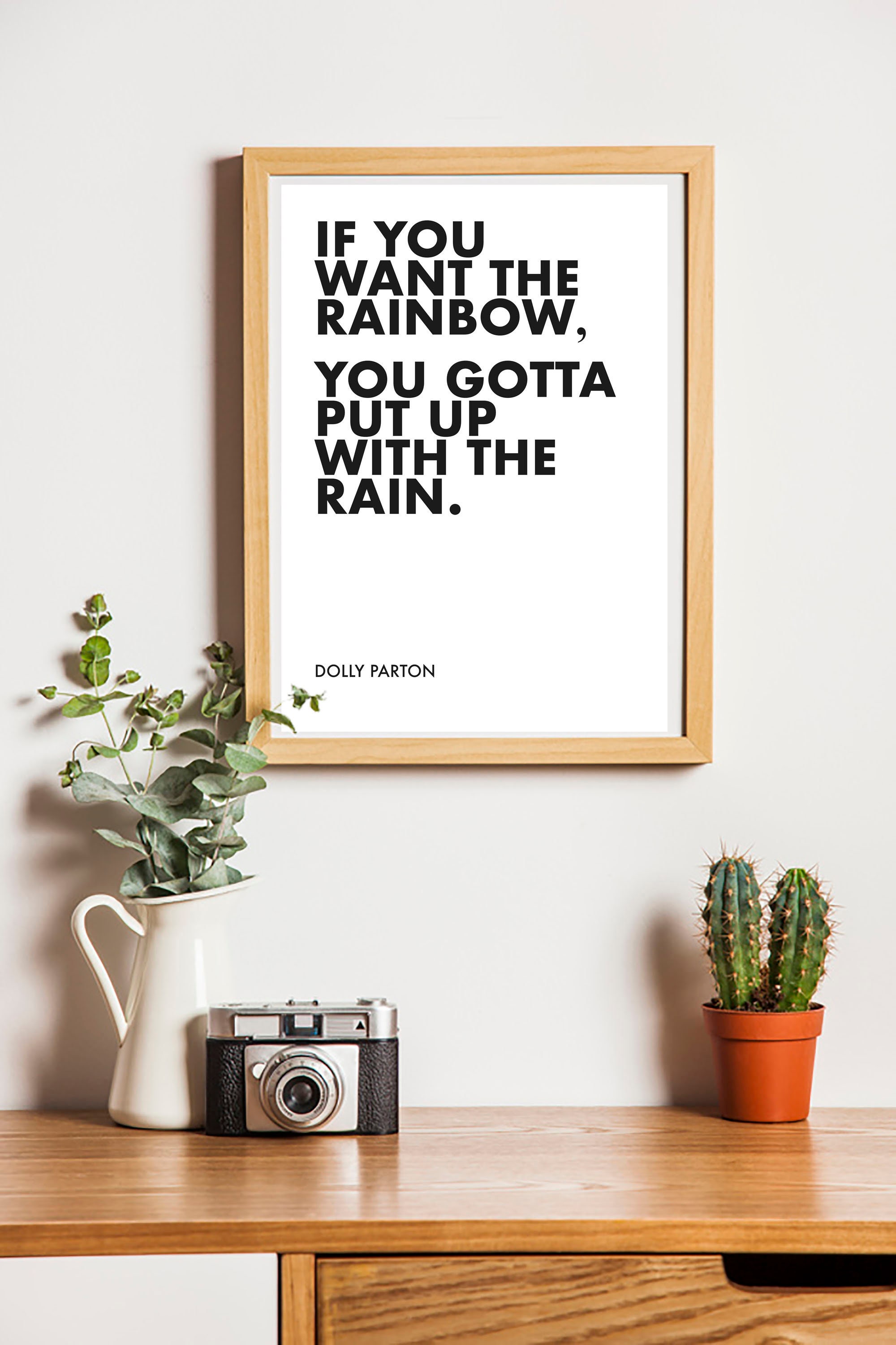 Dolly Parton Print A4 // Minimal Music Lyrics Poster - Etsy