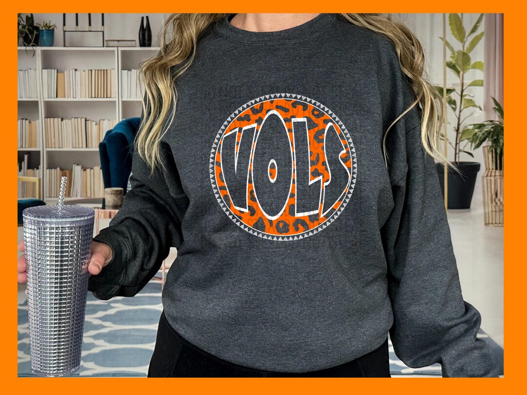 Womens Volunteers Leopard Print T-shirt, TN Football Shirt, Tennessee ...