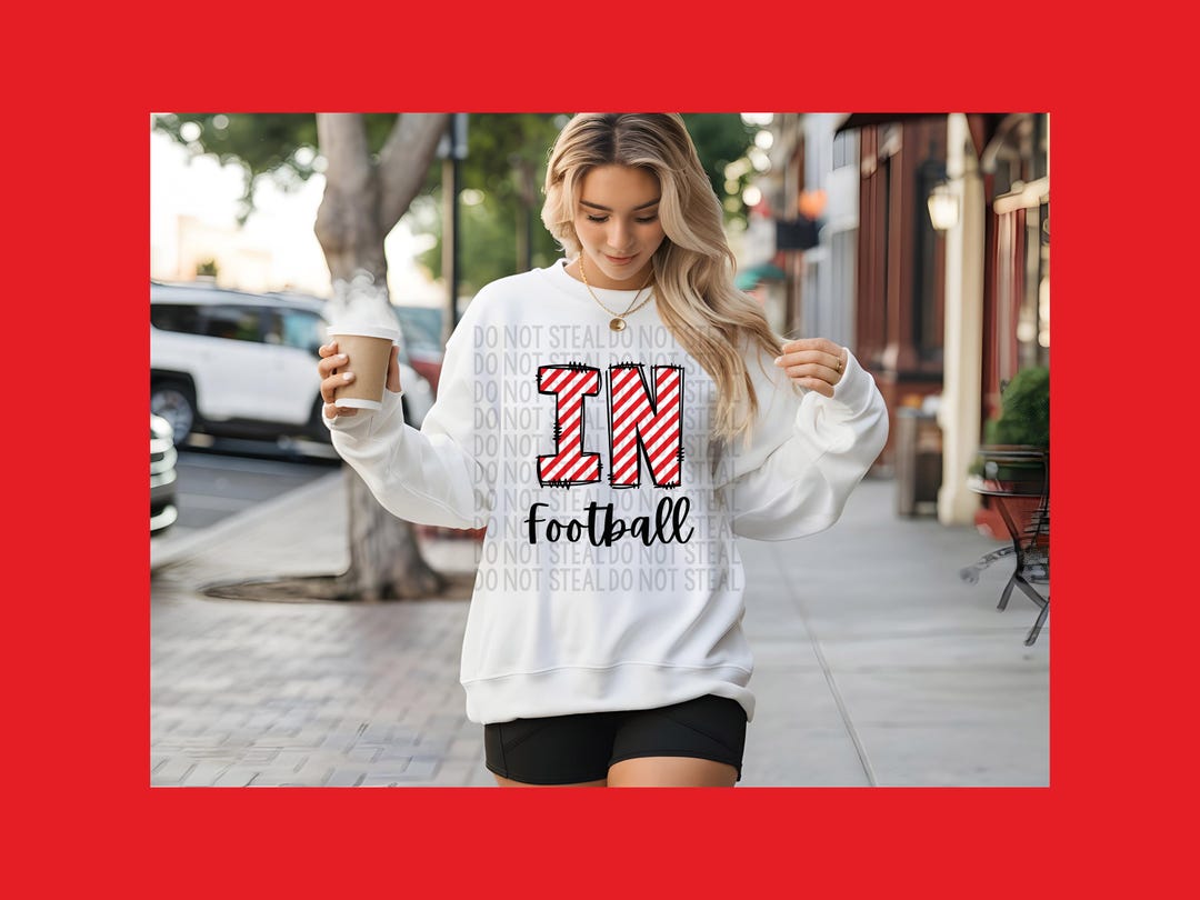 IU Football Candy Stripe T-shirt, Custom Indiana Football Candy Stripe ...