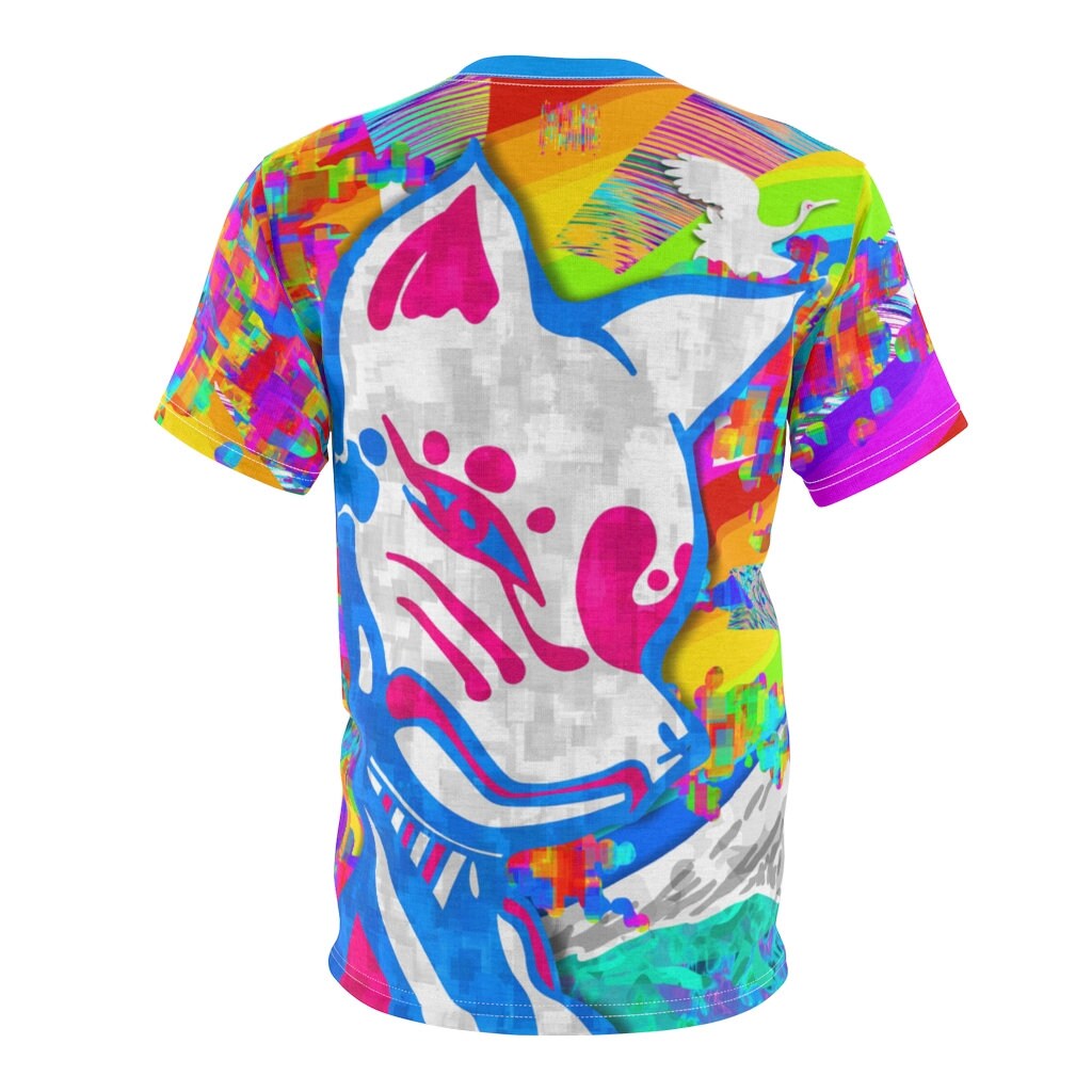 Kitsuneglitch Shirt Glitch Art Kidcore Rainbowcore Acidwave Glitchcore ...