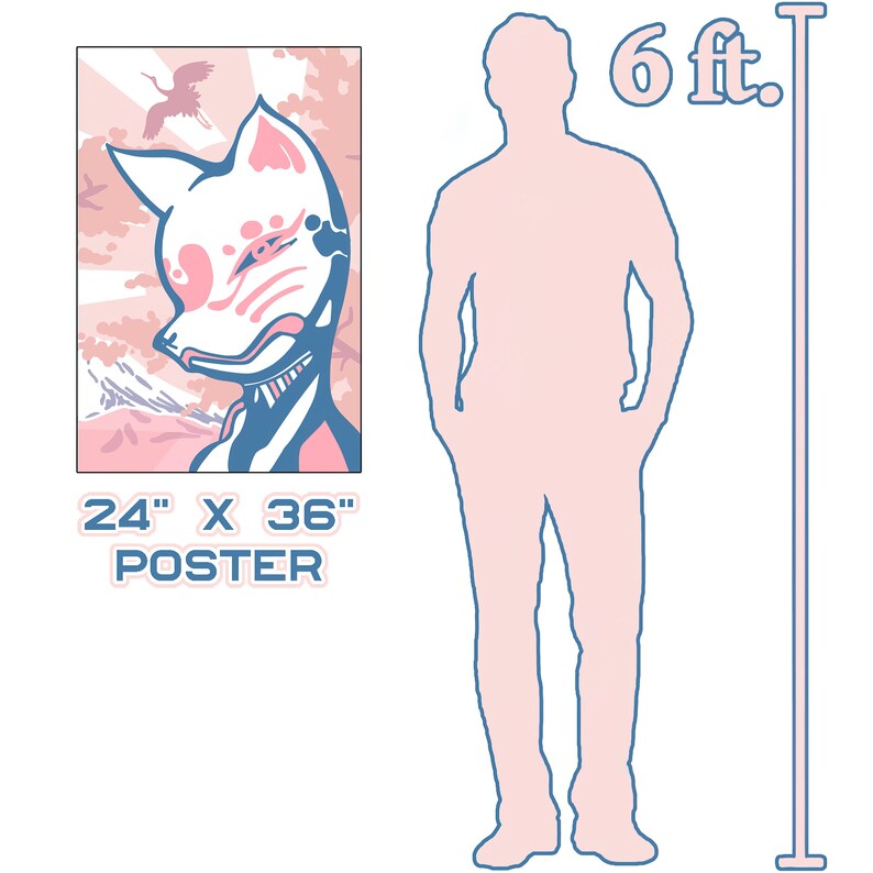 Kitsunebloom Print Softcore Aesthetic Kawaii Style Japanese Animecore ...